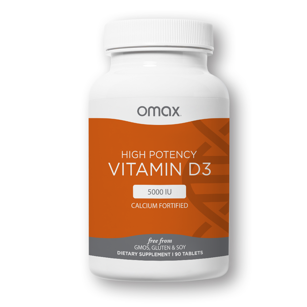 OMAX® High Potency Vitamin D3 | 5,000 IU - Omax Health